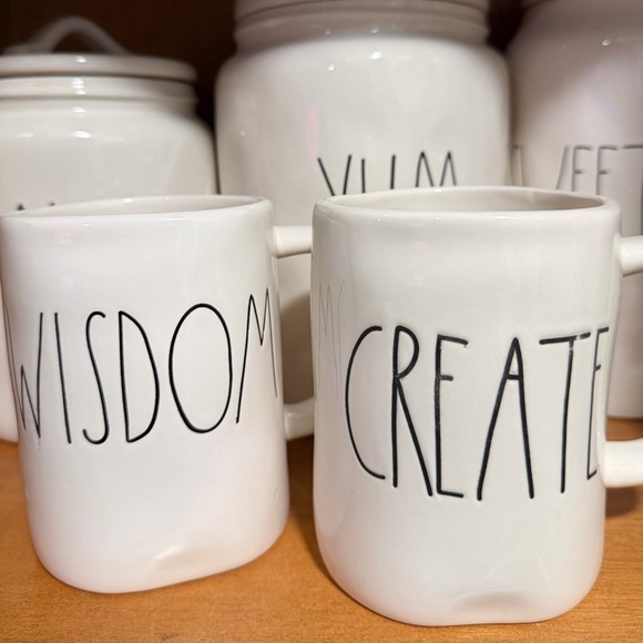 Rae Dunn | Dining | Rae Dunn Og Wisdom And Create Mugs | Poshmark